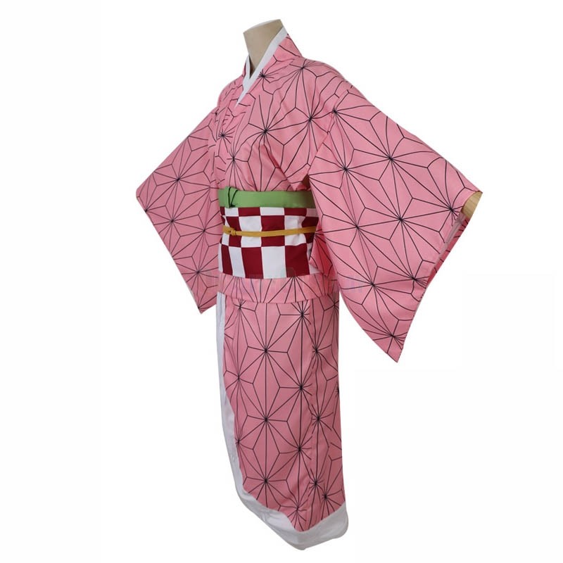 Demon Slayer Kamado Nezuko Kimono Cosplay Costume - HQCOSPLAY