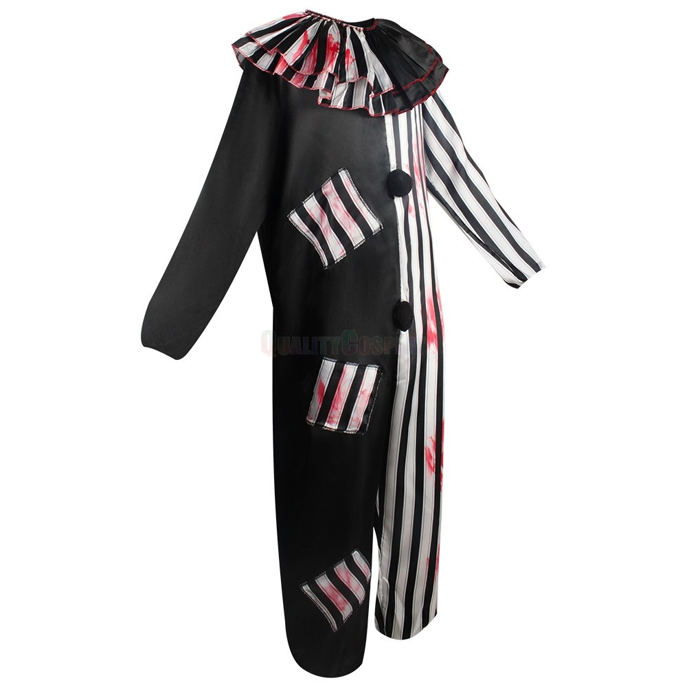 Halloween Evil Bloodstain Clown Cosplay Costume For Adult - HQCOSPLAY