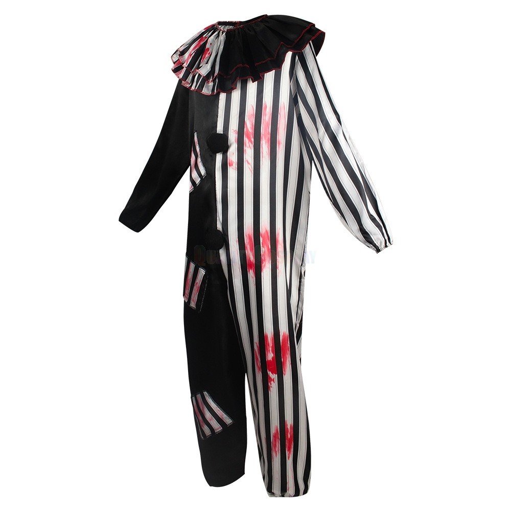 Halloween Evil Bloodstain Clown Cosplay Costume For Adult - HQCOSPLAY
