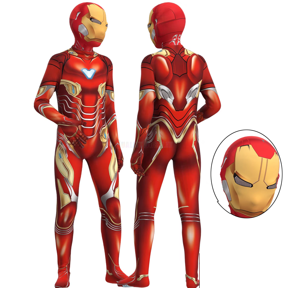 Halloween Parent-child Cosplay Suit Iron Man Bleeding Edge Armor ...
