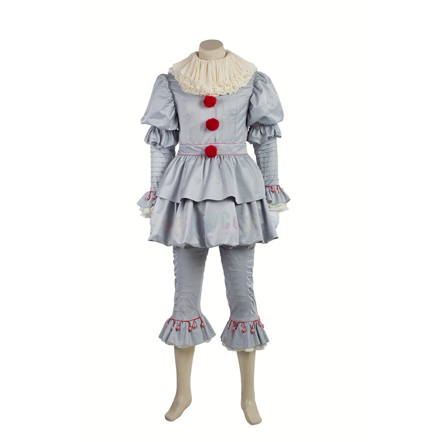 It Movie Pennywise Halloween Deluxe Cosplay Costume - HQCOSPLAY