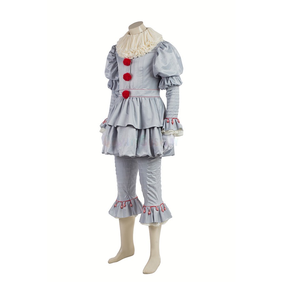 It Movie Pennywise Halloween Deluxe Cosplay Costume - HQCOSPLAY
