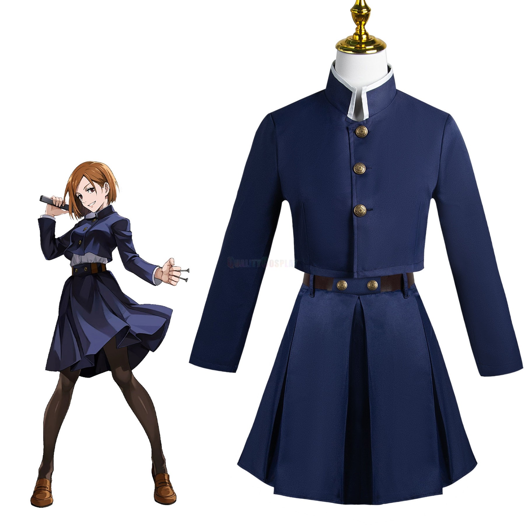 Jujutsu Kaisen Nobara Kugisaki Cosplay Suit Halloween Anime Party ...