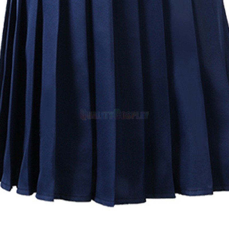 Genshin Impact Kamisato Ayaka Cosplay Costume School Uniform - HQCOSPLAY