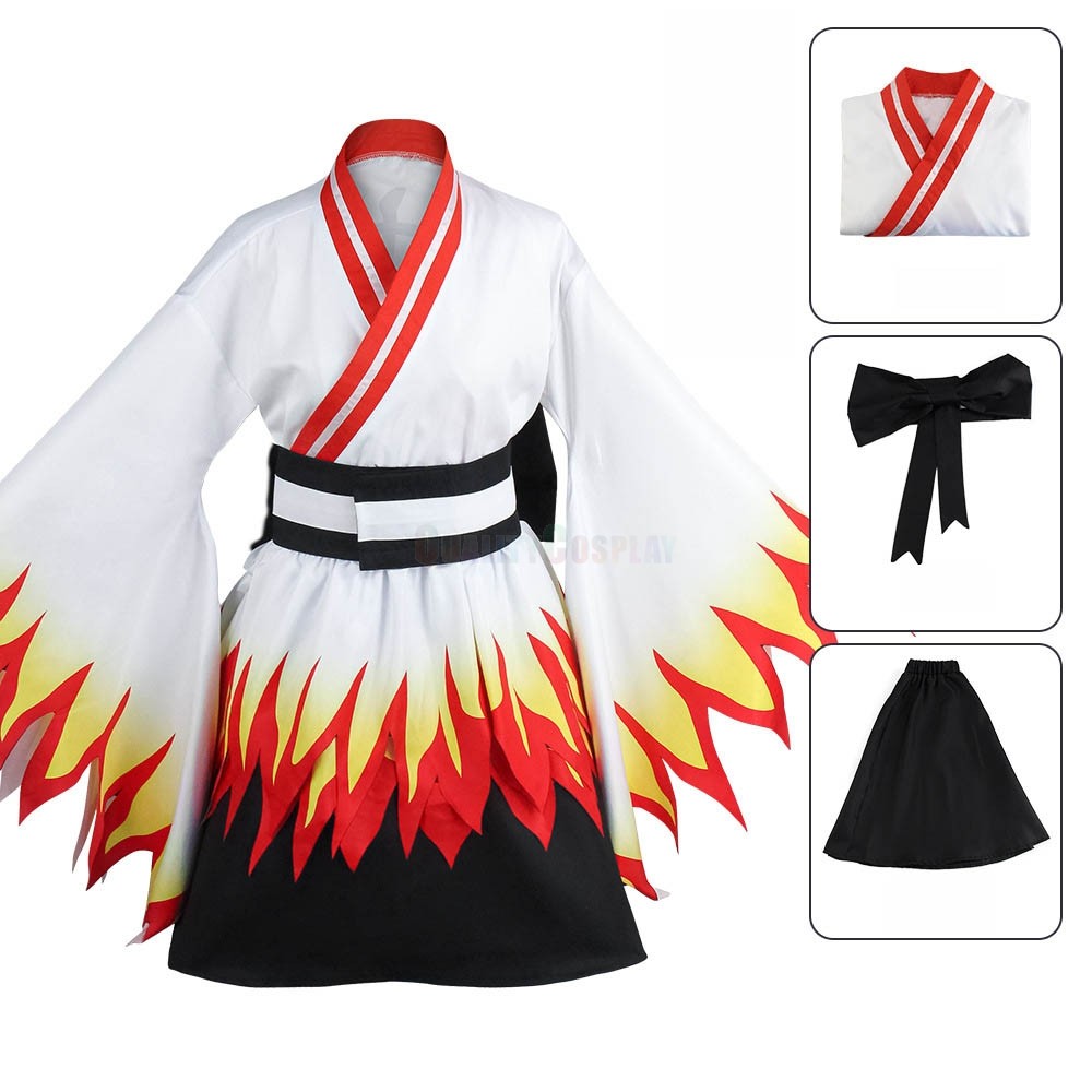 Demon Slayer Hashira Maid Skirt Cosplay Costume - HQCOSPLAY