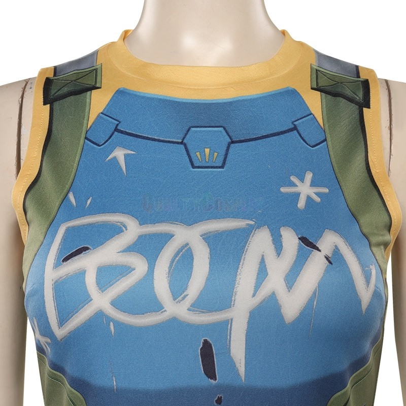 Valorant Raze Cosplay Costume - HQCOSPLAY