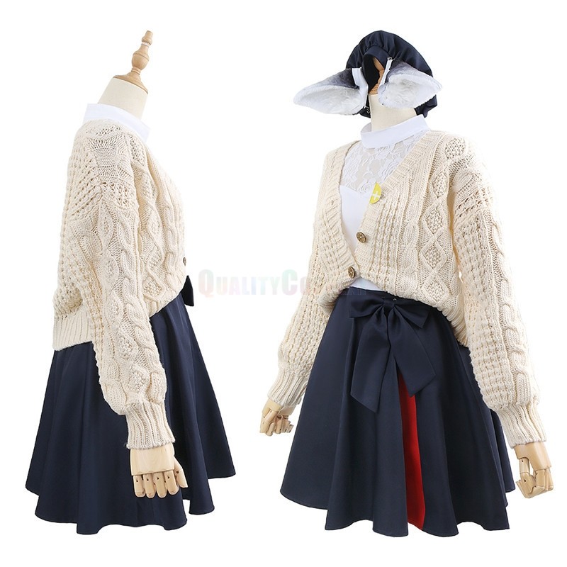 Hololive Vtuber Ookami Mio Cosplay Costume - HQCOSPLAY