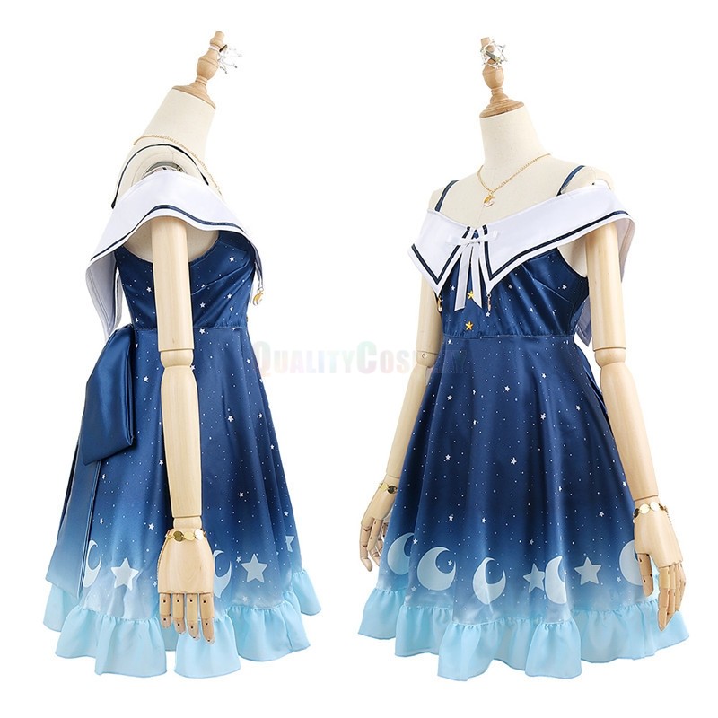 YouTube Vtuber Himemori Luna Dress Cosplay Costume - HQCOSPLAY