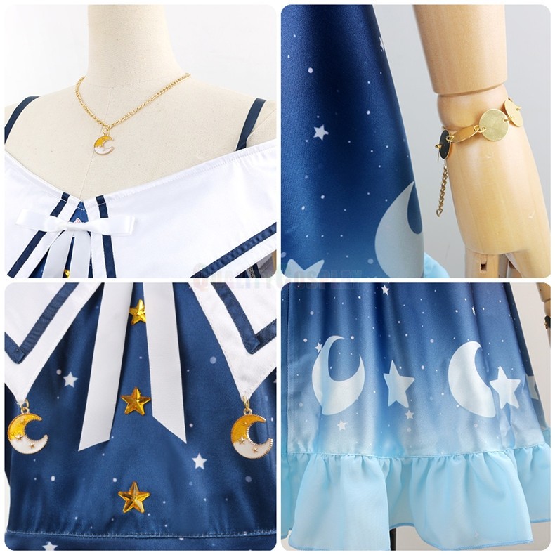 YouTube Vtuber Himemori Luna Dress Cosplay Costume - HQCOSPLAY