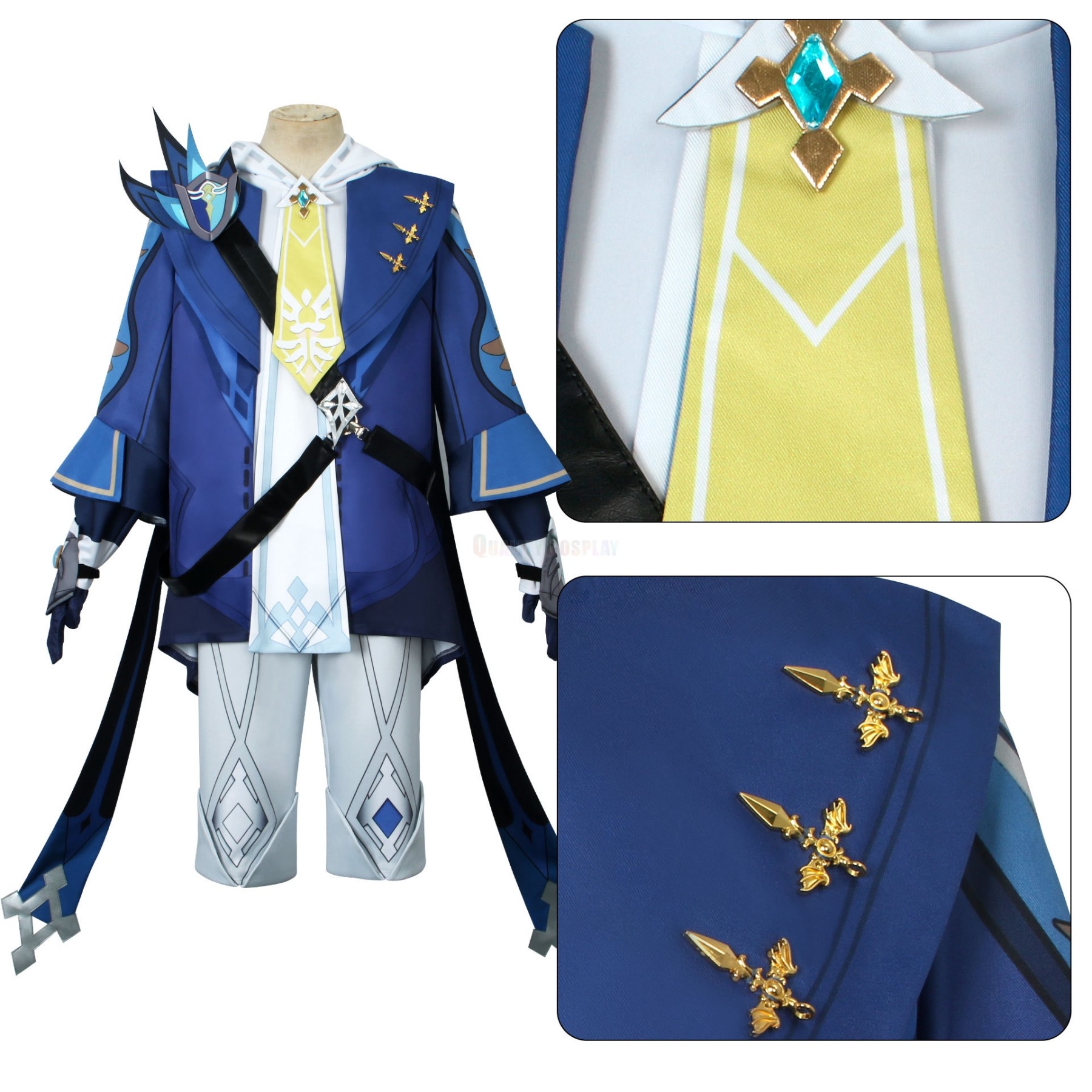 Genshin Impact Mika Cosplay Costume 2023 Edition - HQCOSPLAY