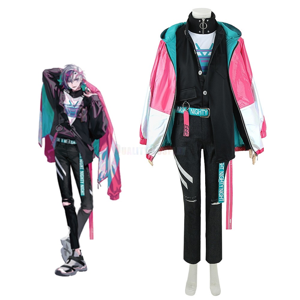 Virtual YouTuber Vtuber Fuwa Minato Spring & Autumn Suit Cosplay ...