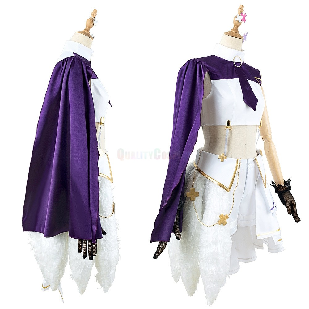 Virtual Youtuber NIJISANJI Cafe LazuLight Elira Pendora Cosplay Costume - HQCOSPLAY