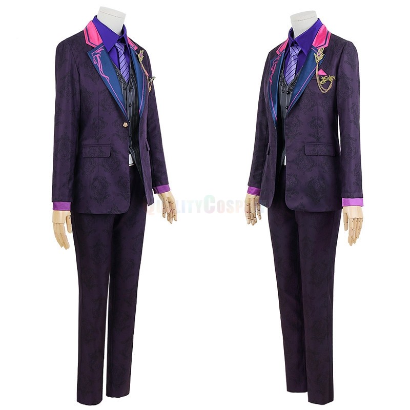 Virtual YouTuber Vtuber Fuwa Minato Suit Cosplay Costume - HQCOSPLAY