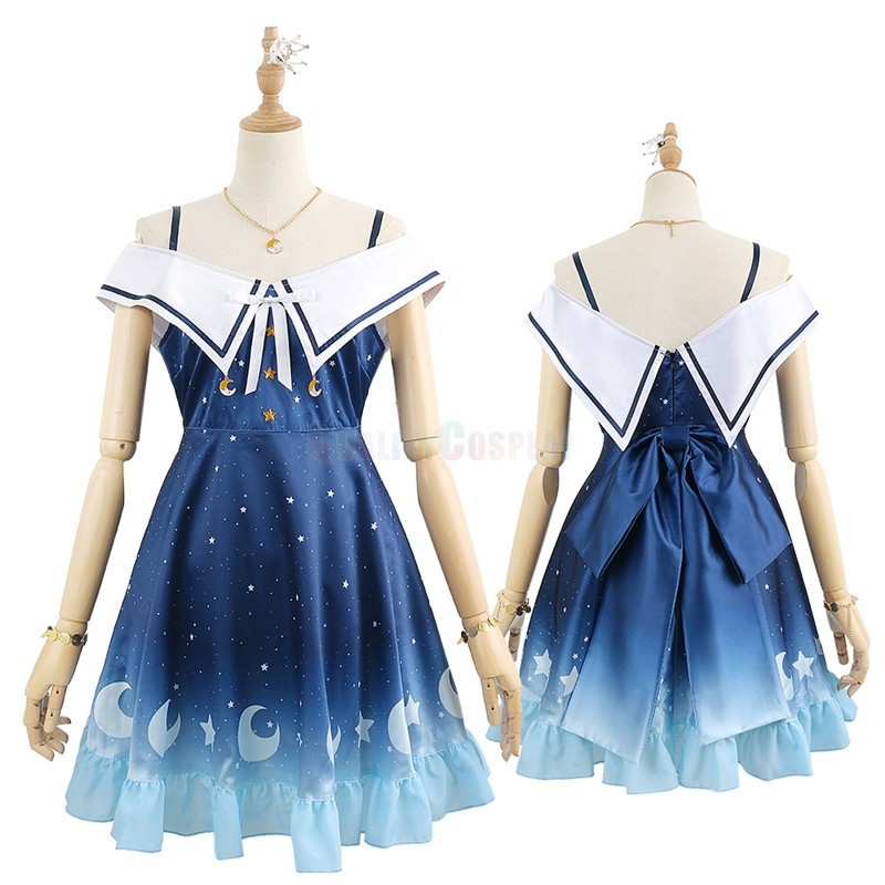 YouTube Vtuber Himemori Luna Dress Cosplay Costume - HQCOSPLAY