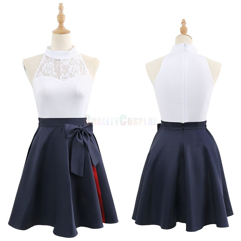 Hololive Vtuber Ookami Mio Cosplay Costume - HQCOSPLAY