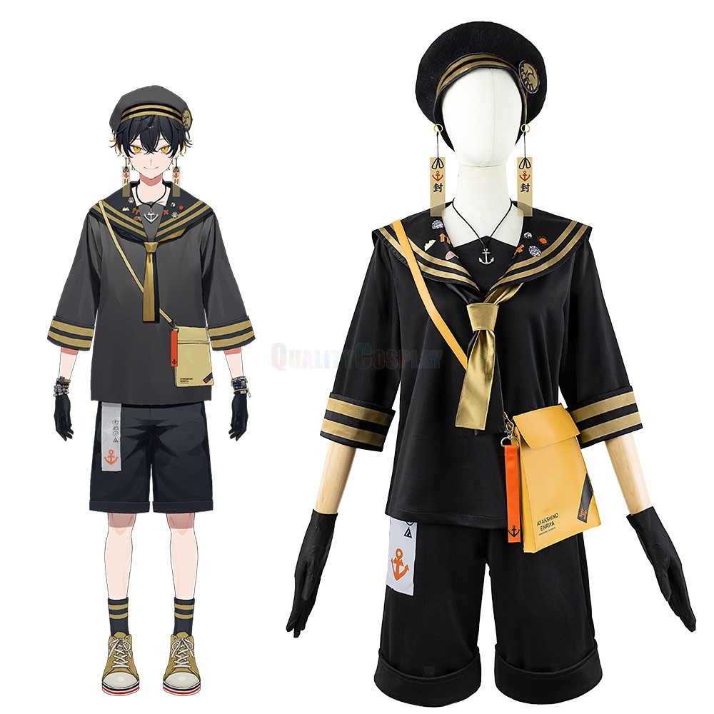 Virtual YouTuber Vtuber Yatogami Fuma Summer Uniform Cosplay Costume ...