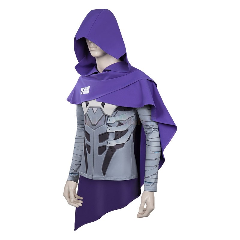 Valorant Omen Top & Cape Cosplay Costume - HQCOSPLAY