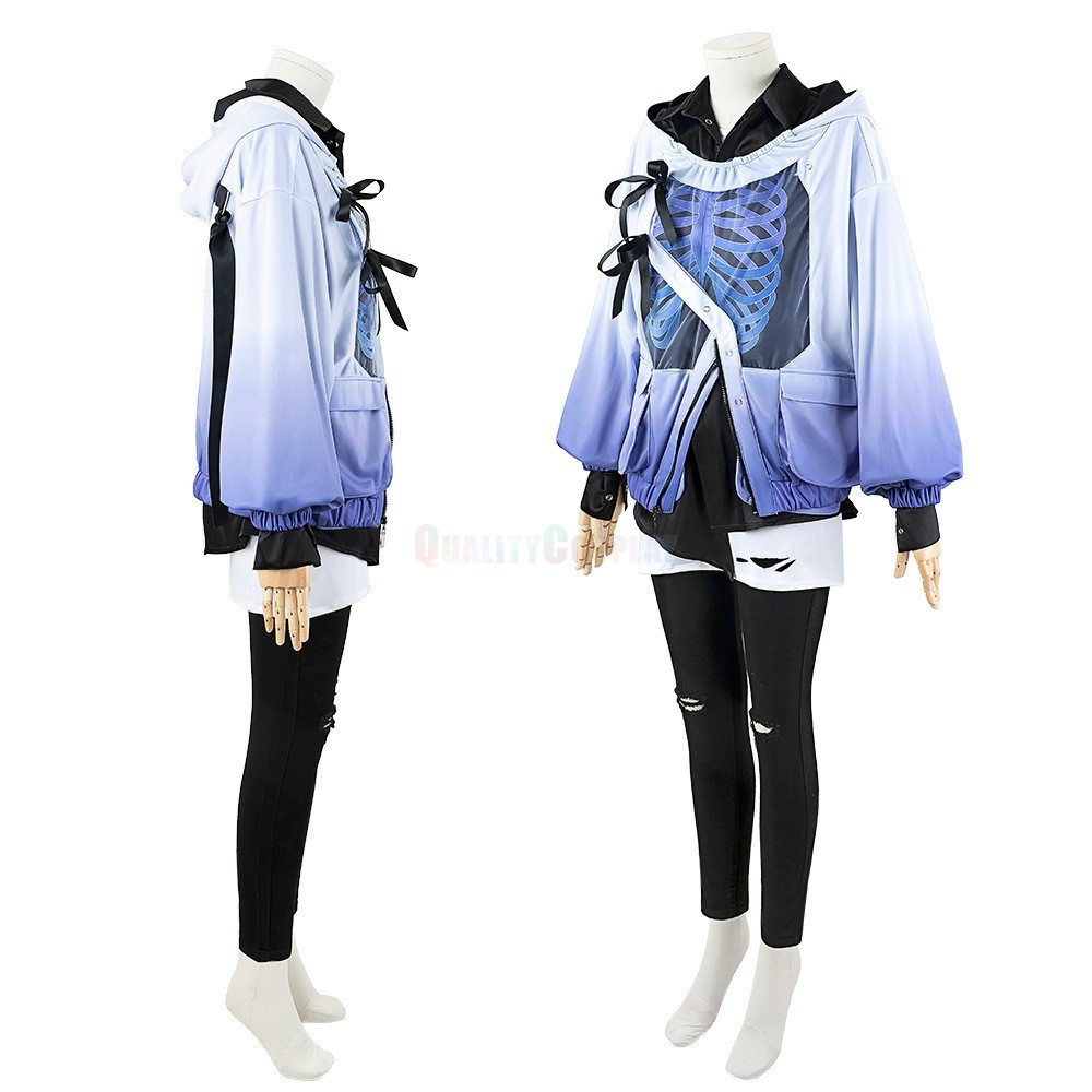 Hololive Vtuber YouTuber Minase Rio Cosplay Costume - HQCOSPLAY
