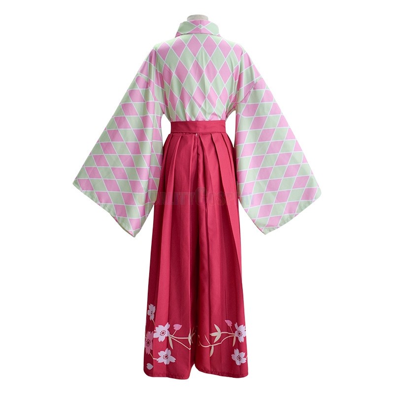 Demon Slayer Kanroji Mitsuri Kimono Cosplay Costume - HQCOSPLAY