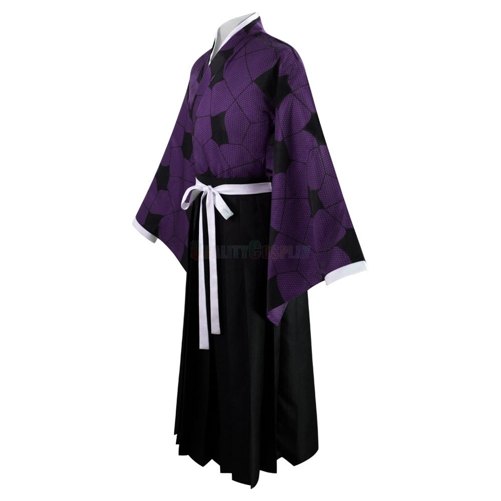 Demon Slayer Kokushibo Kimono Cosplay Costume - HQCOSPLAY
