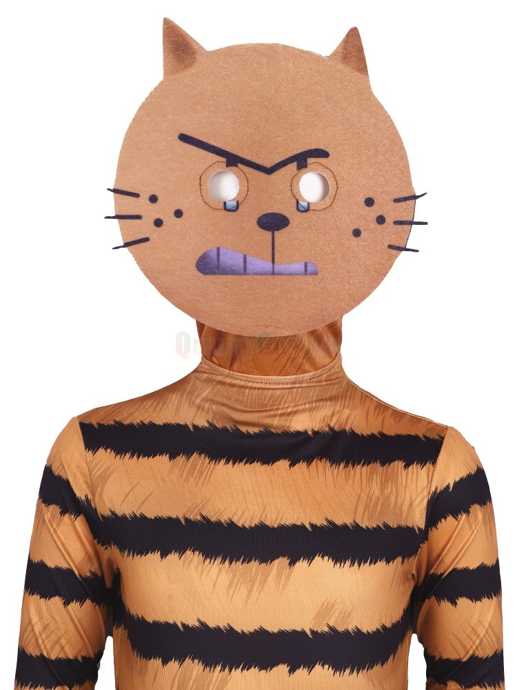 Dog Man Halloween Costume Petey the Cat Cosplay Costume For Kids ...