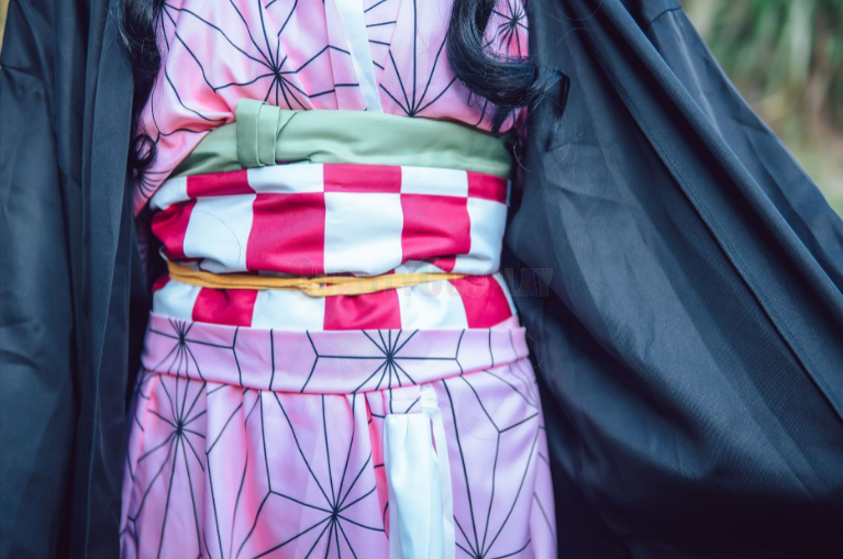 Demon Slayer Kamado Nezuko Kimono Cosplay Costume - HQCOSPLAY
