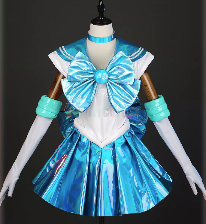 Sailor Moon 30th Anniversary Mizuno Ami Sailor Mercury Cosplay Costume ...