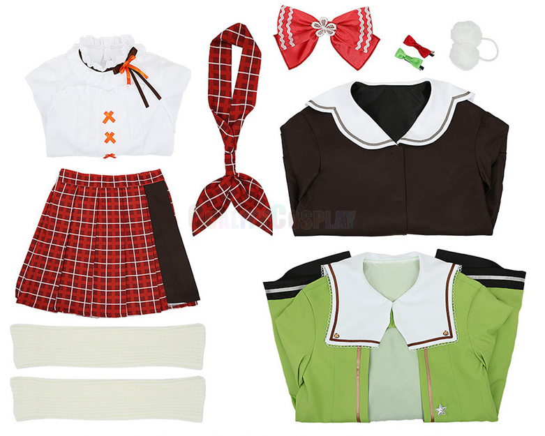 Hololive YouTuber Vtuber Momosuzu Nene Cosplay Costume - HQCOSPLAY