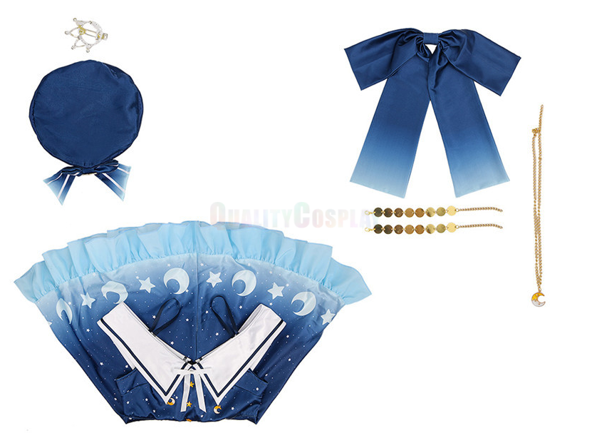 YouTube Vtuber Himemori Luna Dress Cosplay Costume - HQCOSPLAY
