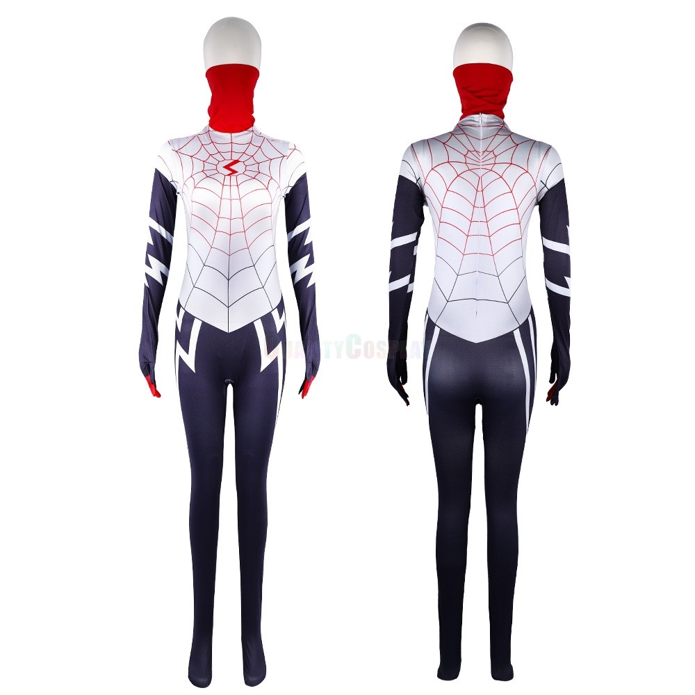 Spider Man Silk Cindy Moon Cosplay Suit Halloween Parent-child Costume ...