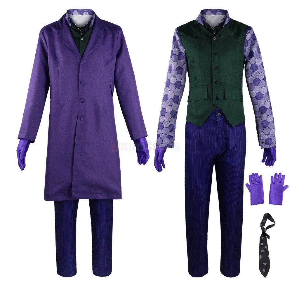 The Dark Knight The Joker Cosplay Suit Halloween Costume - HQCOSPLAY