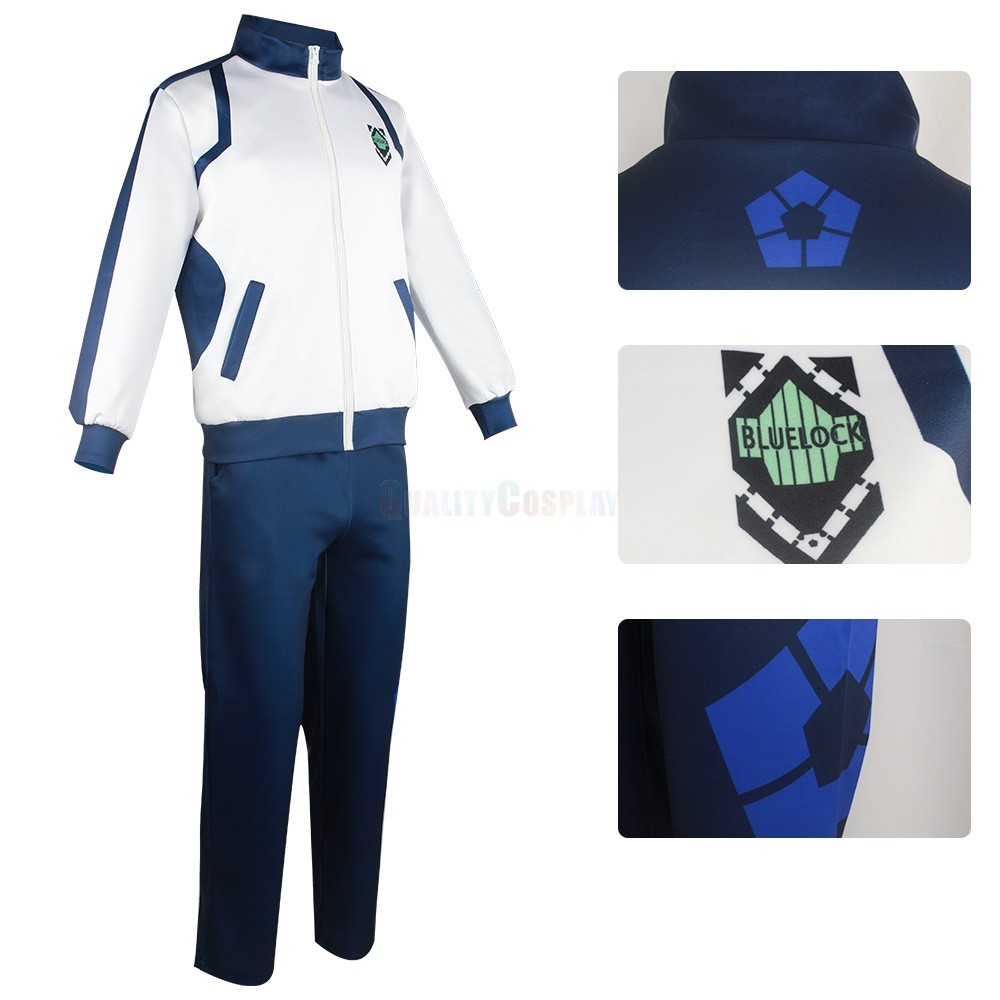 Blue Lock Yoichi Isagi Sports Suit Halloween Costume - HQCOSPLAY