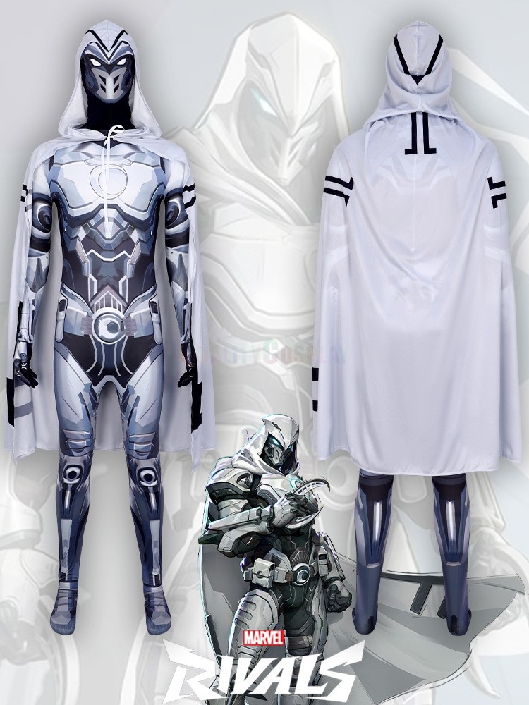 Marvel Rivals 03 Moonlight Knight Cosplay Printed Suit For Adult & Kids ...