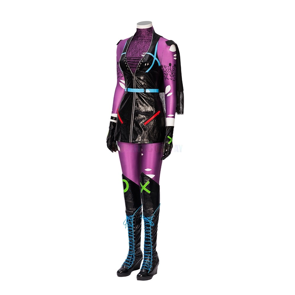 DC Comic Punchline Cosplay Costume - HQCOSPLAY