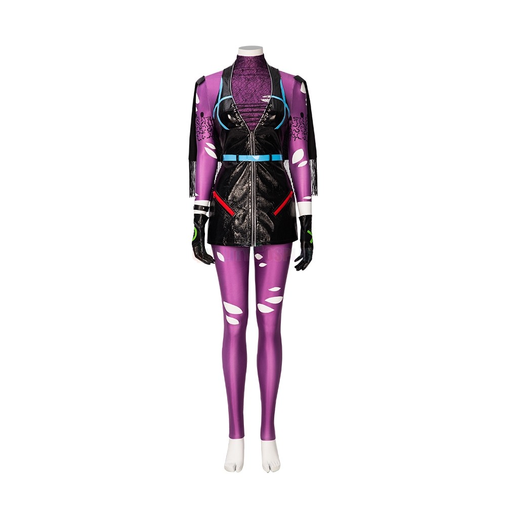 DC Comic Punchline Cosplay Costume - HQCOSPLAY