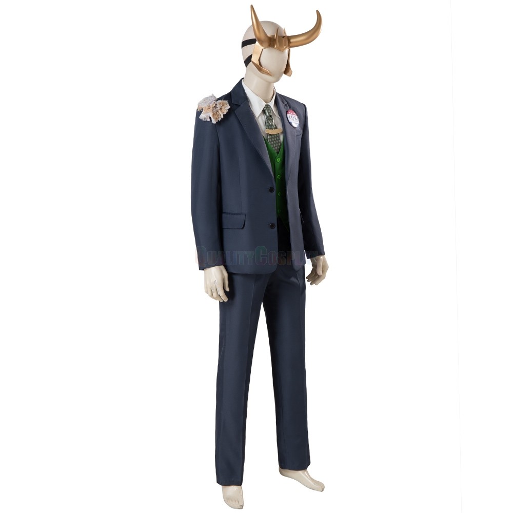 2021 Loki Business Suit Cosplay Costume - HQCOSPLAY