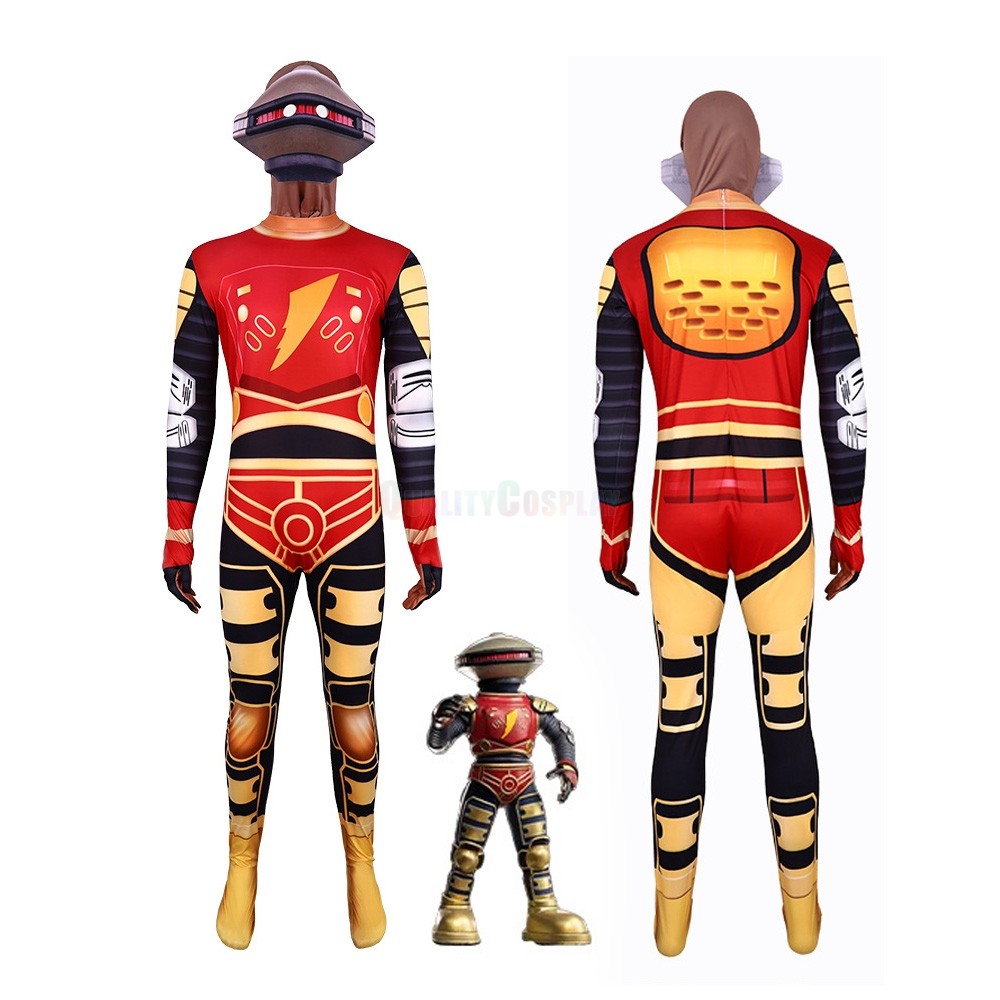 Mighty Morphin Power Rangers Alpha 5 Cosplay Parent-Child Costume For ...