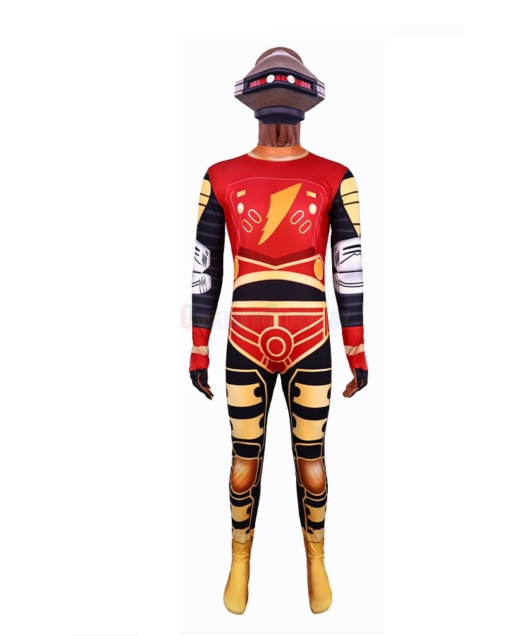 Mighty Morphin Power Rangers Alpha 5 Cosplay Parent-Child Costume For ...