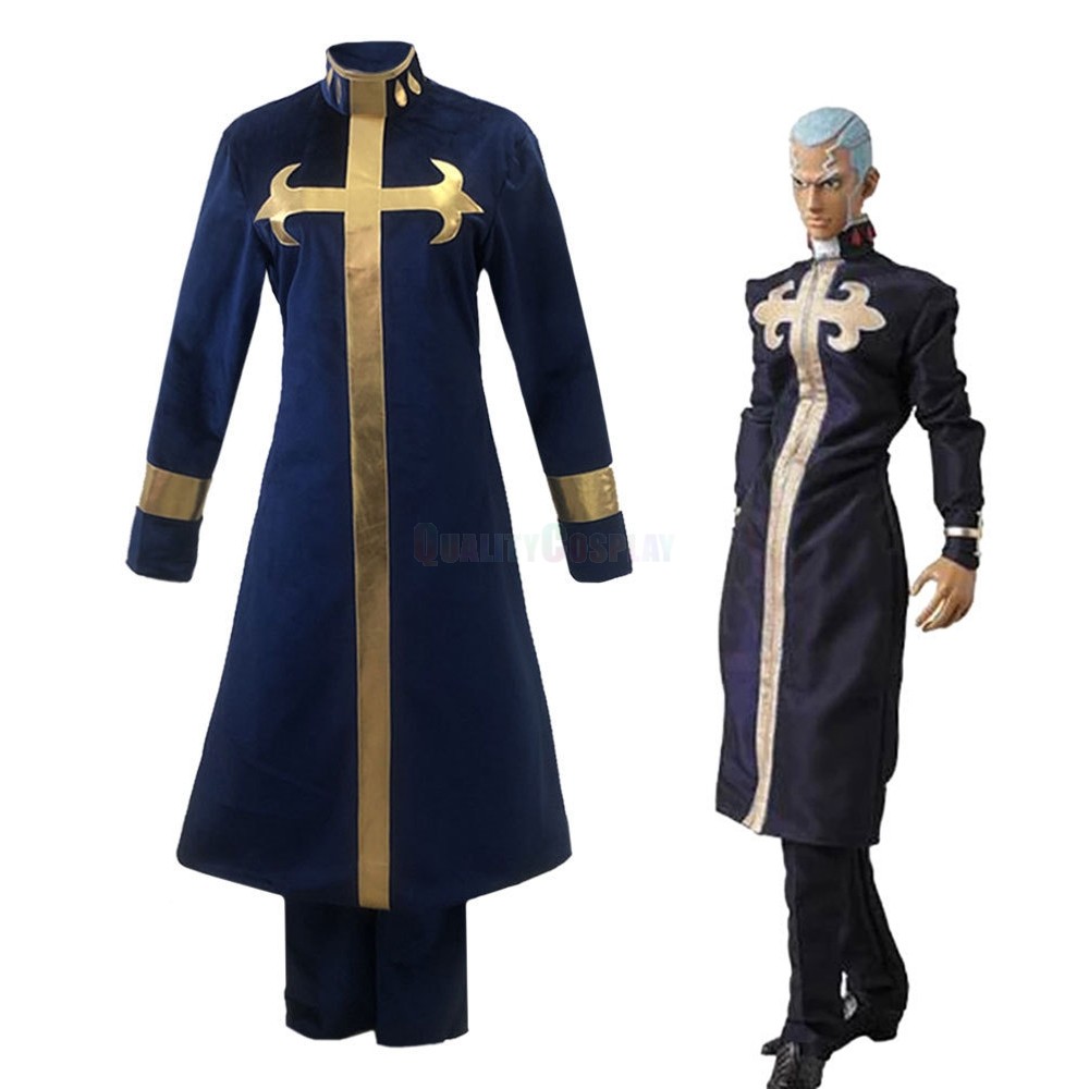 JoJo's Bizarre Adventure Enrico Pucci Cosplay Costume - HQCOSPLAY