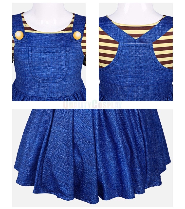 Despicable Me Agnes Cosplay Dress For Halloween Parent-Child Costume ...