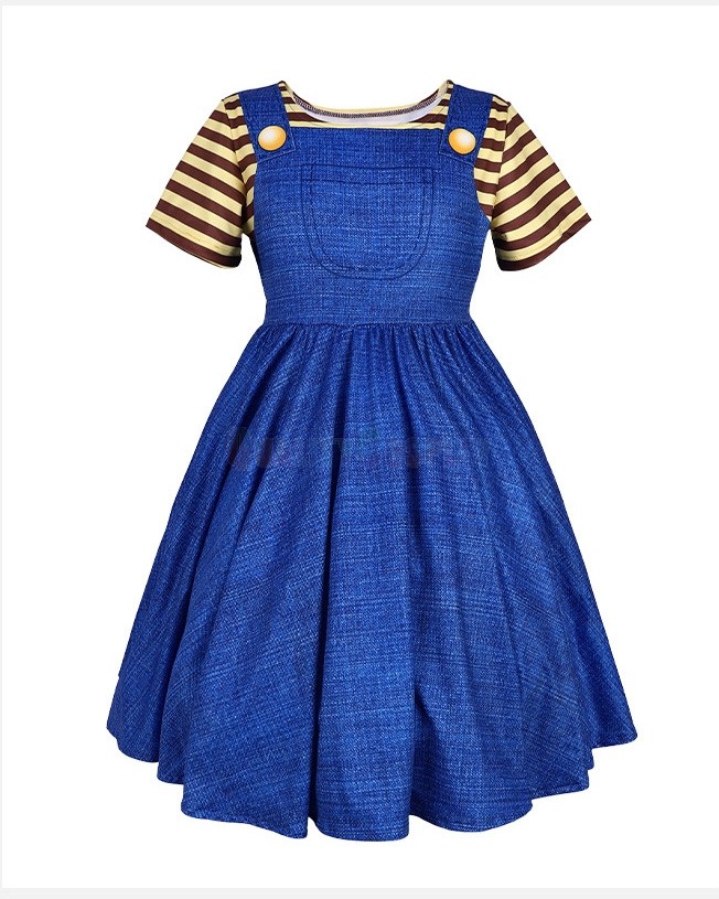 Despicable Me Agnes Cosplay Dress For Halloween Parent-Child Costume ...