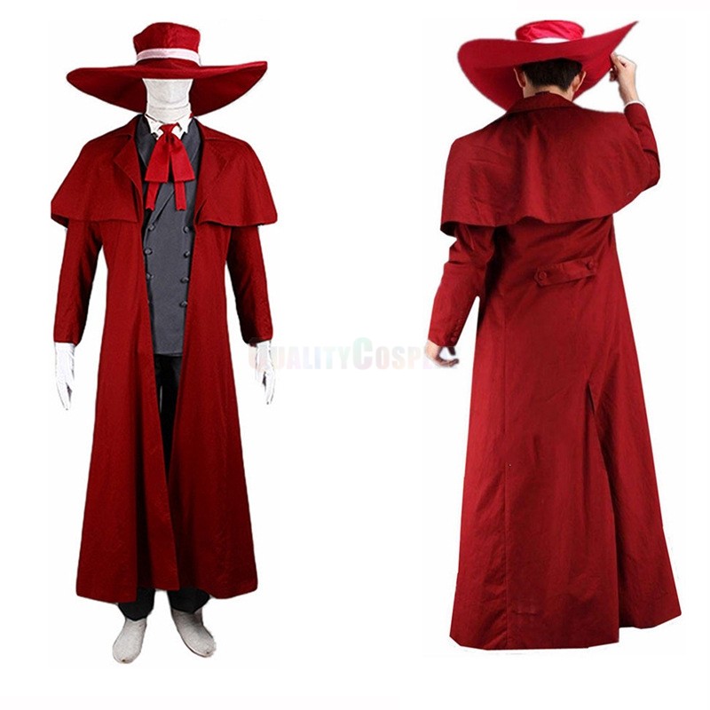 Hellsing Alucard Cosplay Costume Halloween Adult Costume - HQCOSPLAY