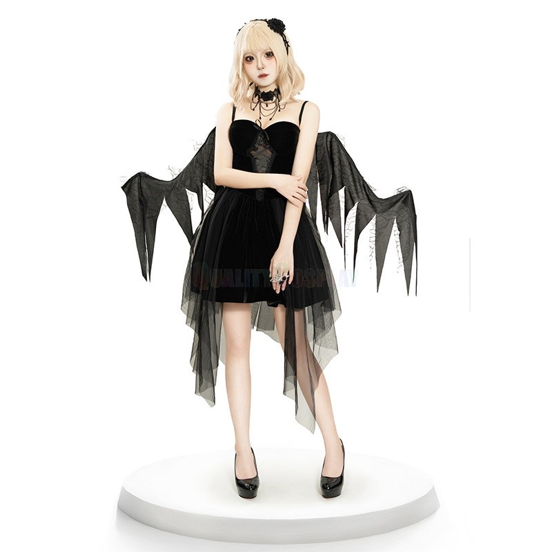 Halloween Dark Angel and Red Devil Cosplay Costumes - HQCOSPLAY