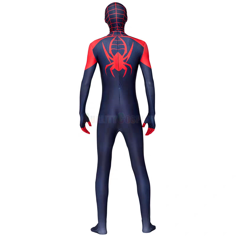Halloween Cosplay Costume Animated Version of Miles Printed Jumpsuit ...