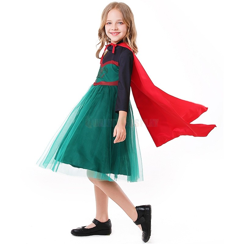 Halloween Girls Costume Anna's Fairy Tale Queen Cosplay Costume - HQCOSPLAY