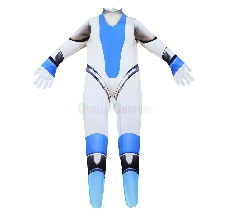 Astro Bot Robot Onesie Halloween Parent-child Cosplay Costume - HQCOSPLAY