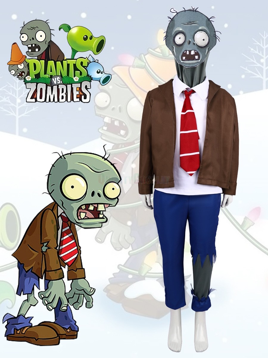 Plants vs. Zombies Cosplay Set For Adults & Kids Halloween Costumes ...