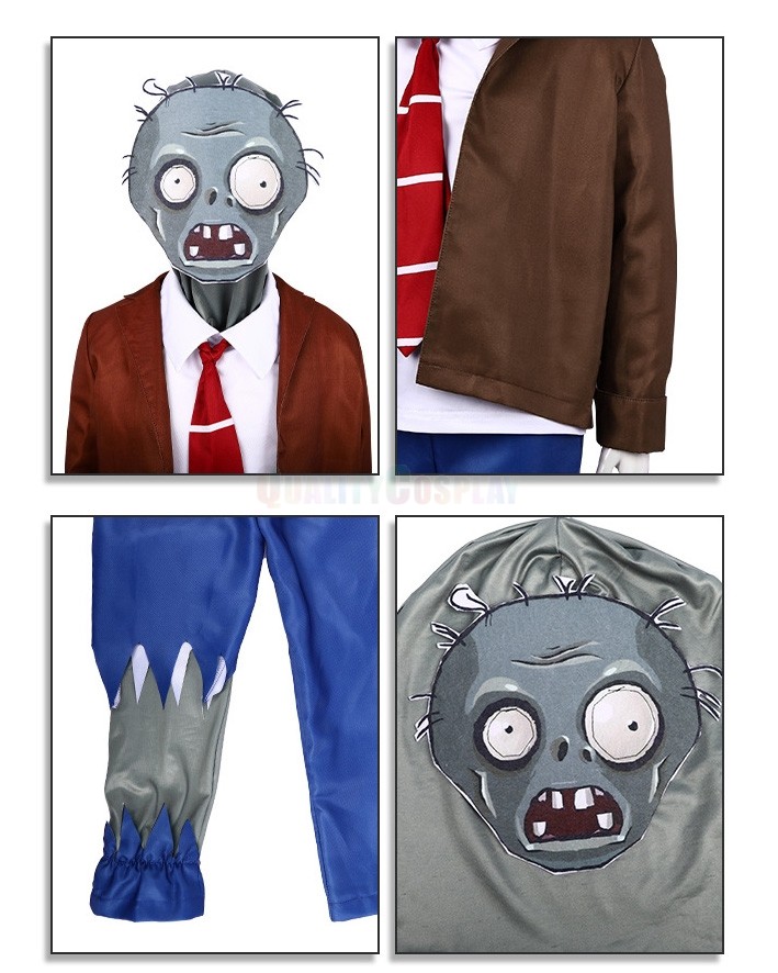 Plants vs. Zombies Cosplay Set For Adults & Kids Halloween Costumes ...