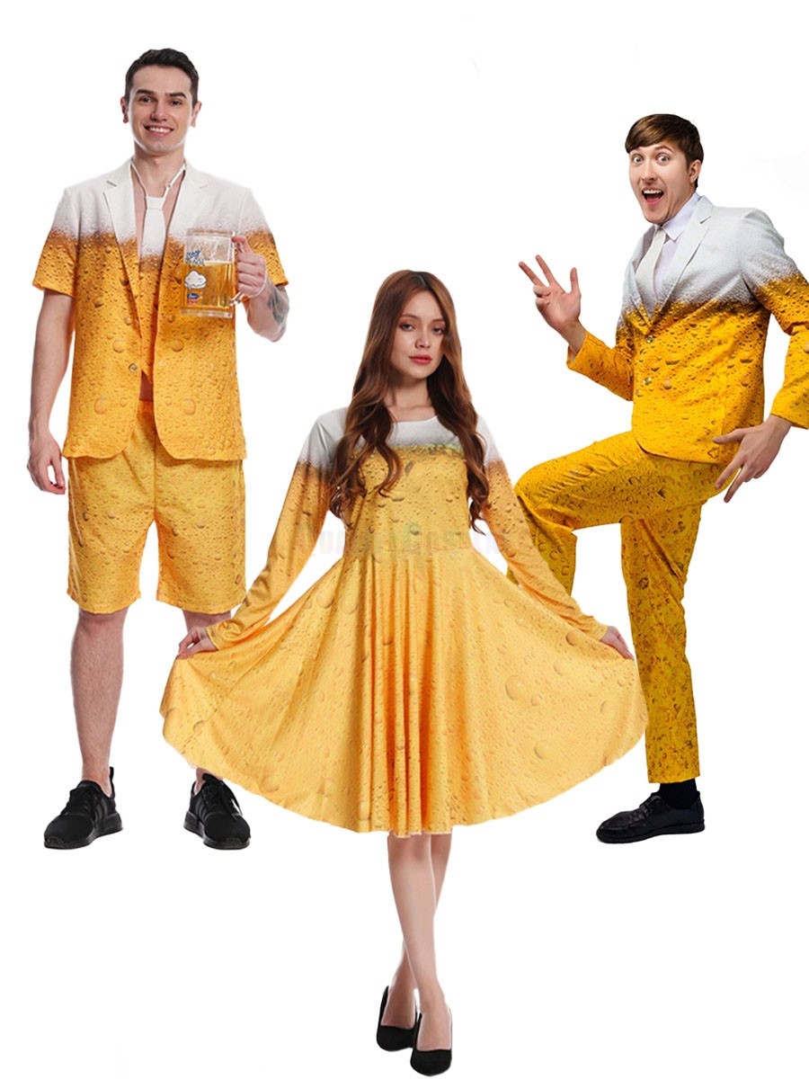 Halloween Carnival Costumes Beer Costume For Adult Group - HQCOSPLAY