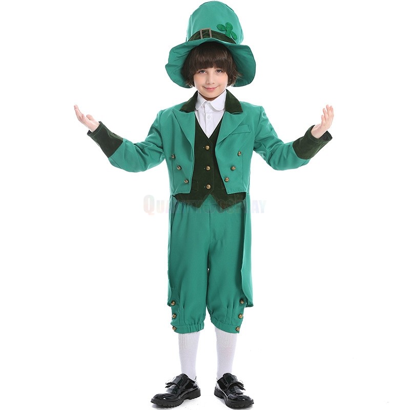 St Patrick's Day Irish Boy's Irish Goblin Dwarf Halloween Cosplay ...